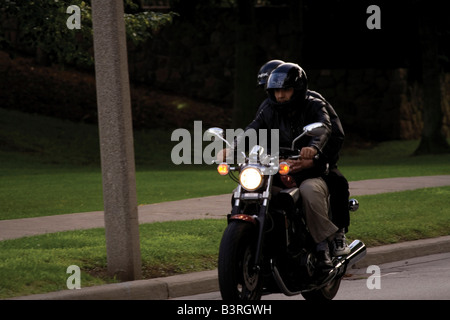 bikers fast moving mororcycle Stock Photo - Alamy