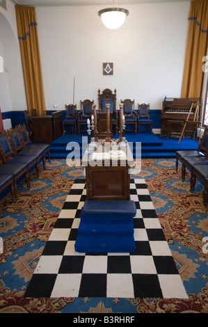 Compass and Set Square on a Bible in a Masonic Craft Room Stock Photo ...
