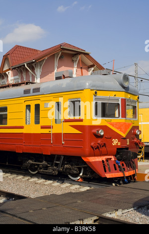 Electric train Er22 Russia 1968, electric railway station Stock Photo ...