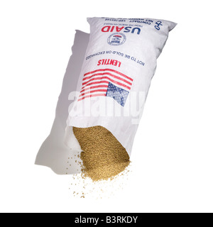 Food relief bag Stock Photo - Alamy