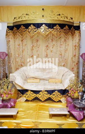 Traditional Malay wedding dais in Terengganu, Malaysia Stock Photo - Alamy