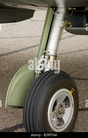 Undercarriage of a Spitfire Stock Photo - Alamy