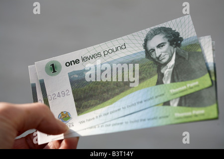 A Lewes pound note, featuring Thomas Paine Stock Photo - Alamy