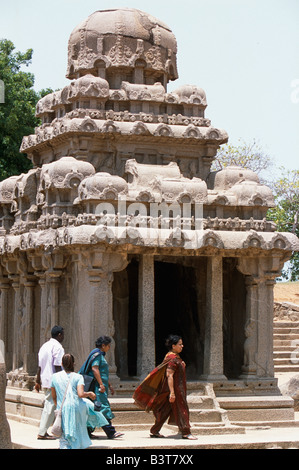 Pancha Rathas ; Five Chariots ; Nakula Sahadeva Ratha ; Mahabalipuram ...
