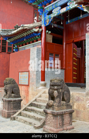 Asia, China, Yunnan Province, Mojiang. Spices for sale at indoor market ...