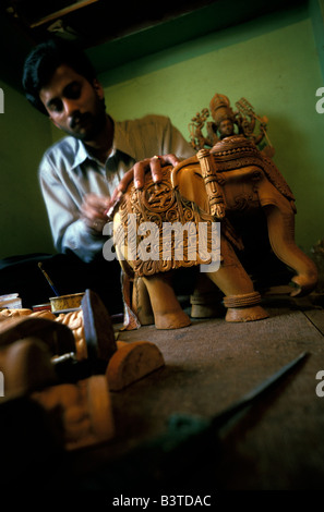 Sandalwood carving ; Mysore ; Karnataka ; India ; asia Stock Photo - Alamy
