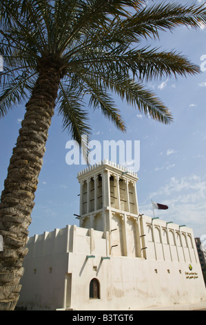 Qatar, Ad Dawhah, Doha. Heritage House Museum- Traditional Badgir (Wind ...