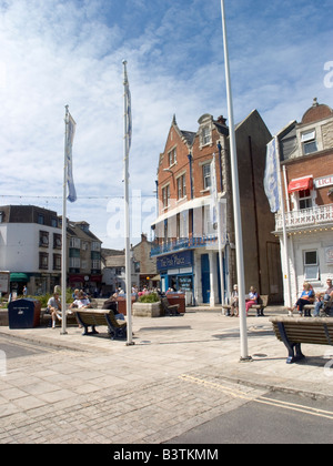 Swanage town centre Dorset U.K Stock Photo - Alamy