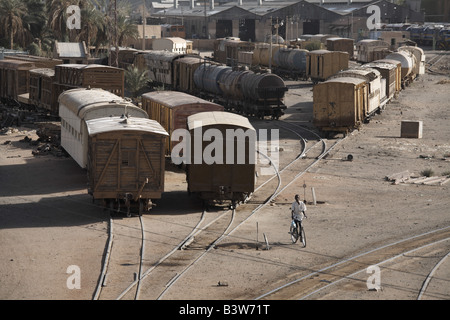 Railway tracks in Atbara, Sudan Stock Photo - Alamy
