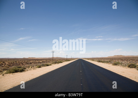 Long N7 Road in Northern Cape - South Africa Stock Photo - Alamy