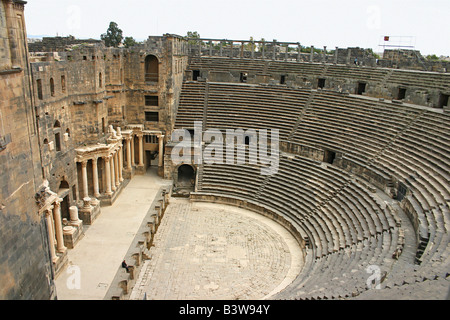 Syria, Daraa Governorate, Bosra, Roman Theater Stock Photo - Alamy