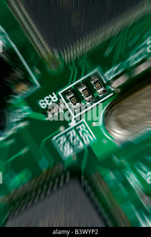 circuit board zoom Stock Photo - Alamy