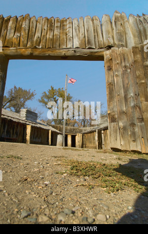 Fort Mandan the winter home of Meriwether Lewis and William Clark and ...