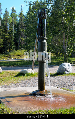 Water pump by trees Stock Photo - Alamy