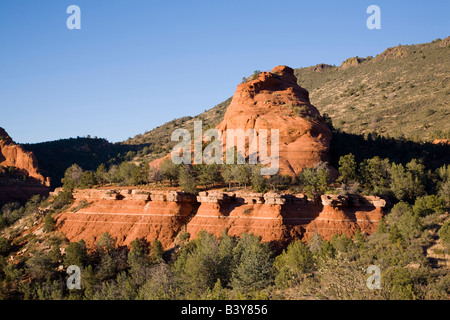 The Merry Go Round Rock of Sedona AZ. Located just east of Mitten Ridge ...