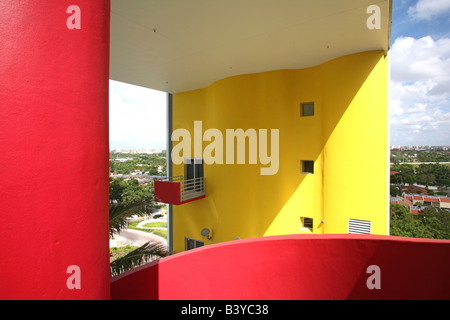 USA, Florida, Miami. The Atlantis Condominium, designed by ...