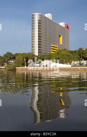 USA, Florida, Miami. The Atlantis Condominium, designed by ...
