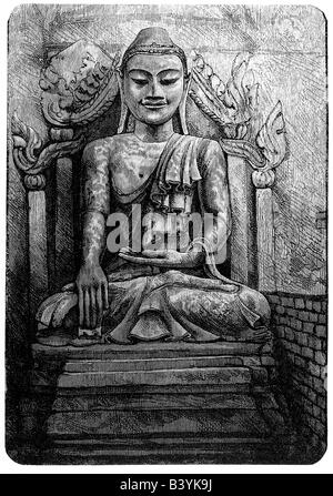 Buddha, prince Siddharta Gautama, 557 - 447 BC, indian founder of Stock ...