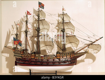 A ship of the 16th century Stock Photo - Alamy
