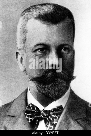 Eduard Buchner (1860-1917), German chemist and Nobel Prize winner (1907 ...