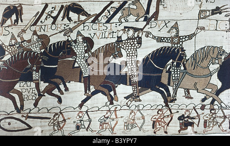 William the Conqueror (1087-1087) at the Battle of Hastings, 1066 Stock ...