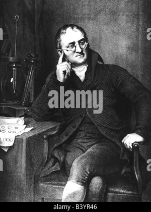 John Dalton, 1766-1844, Chemist, Physicist, Meteorologist Stock Photo ...