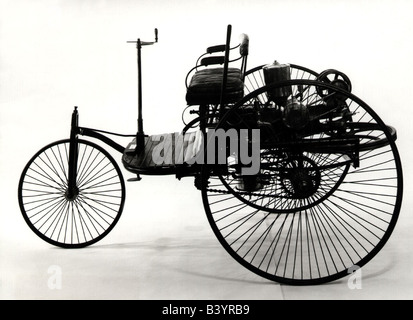 Three-wheeled Benz motor car, 1886. Artist: Unknown Stock Photo - Alamy