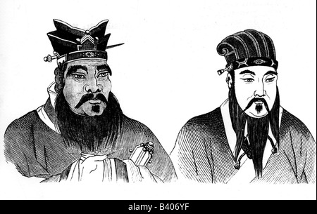 Confucius, 551 BC - 478 BC, Chinese philosopher, full length, with his ...