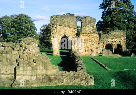 Basingwerk Abbey Clwyd Wales Welsh Medieval monastic religious house ...