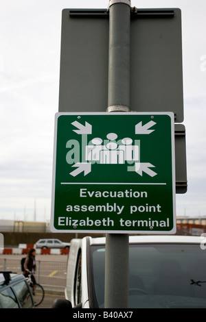 Elizabeth Terminal Ports of Entry Arrivals hall at St Helier ferry port ...