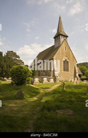 Church of St Peter Hascombe Stock Photo - Alamy