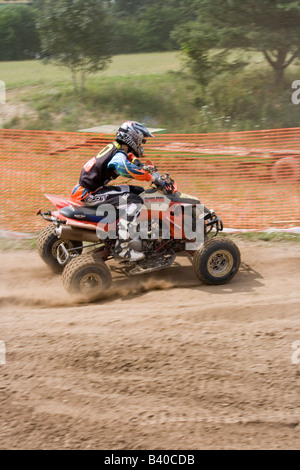 Action shot from cross-coutry quad race Stock Photo - Alamy