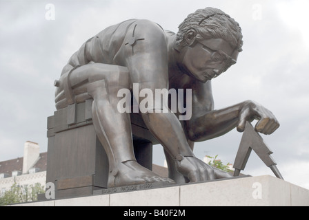 Newton after William Blake the statue outside the British Library in ...