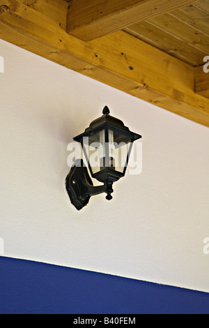 Interior design, indoor lamps and electricity concept - Silver lamp in ...