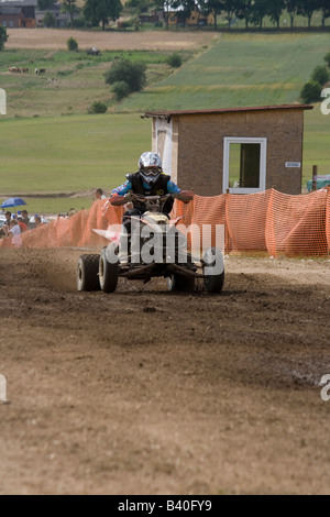 Action shot from cross-coutry quad race Stock Photo - Alamy