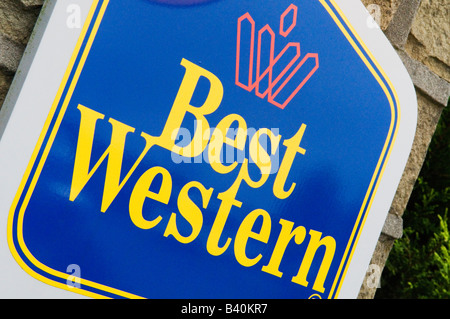 Best Western Hotel chain, Logo, sign, England, UK Stock Photo - Alamy
