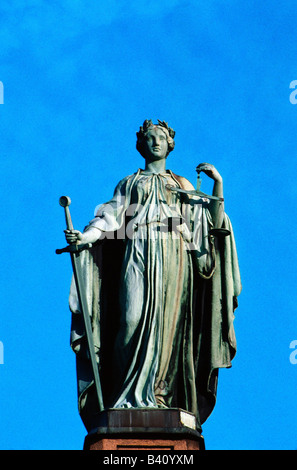 Justitia the Roman goddess of Justice Stock Photo - Alamy