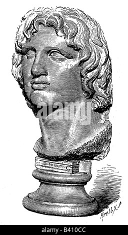 Alexander III "the Great", 356 - 10.6.323 BC, King of Macedon 336 - 323 ...