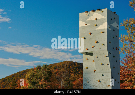 North America, USA, Vermont, Killington. Ski lift and alpine slide at ...