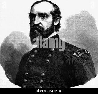 GEORGE MEADE (1815-1872) American Union army general during the Stock ...