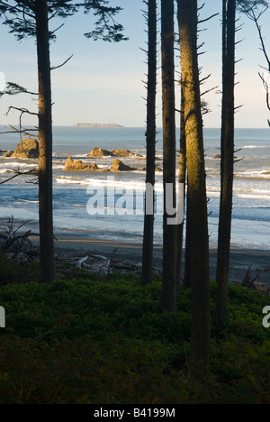 Destruction Island Lighthouse At Ruby Beach In Olympic National Park ...