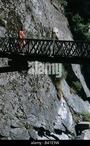 The Darel Khwar river in town of Bahrain, Swat Valley, Pakistan Stock ...