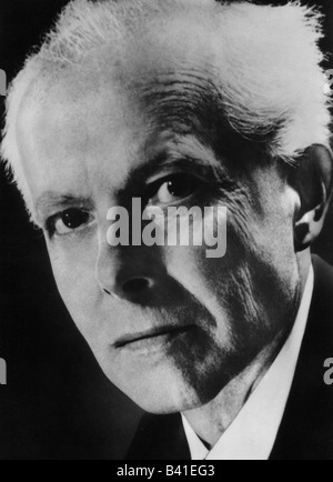 Bela Bartok - portrait of Hungarian composer in 1910. 1881-1945 Stock Photo - Alamy
