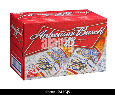 BUDWEISER BEER CARTON Stock Photo - Alamy