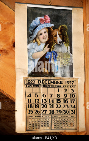 Calendar of year 1927 Stock Photo - Alamy