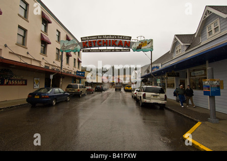 Ketchikan first city in Alaska Stock Photo - Alamy