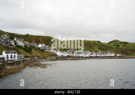Fishing and holiday village of Gardenstown Banff Scotland UK Stock ...