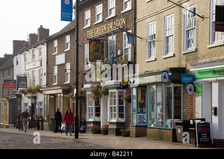 Market Place at Bedale, North Yorkshire Market Town Stock Photo - Alamy