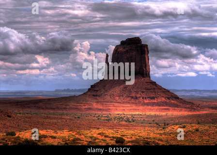 Stormy weather over Monument Valley Stock Photo - Alamy