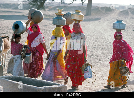 Women collecting water from well at Dhakne village, Shahapur Thane ...
